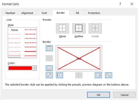 How To Create A Custom Border In Microsoft Excel