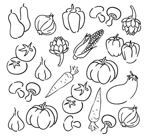 Детские рисунки овощи и фрукты 71 фото