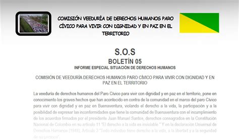 Sos BoletÍn 05 Informe Especial SituaciÓn De Derechos Humanos Nomadesc