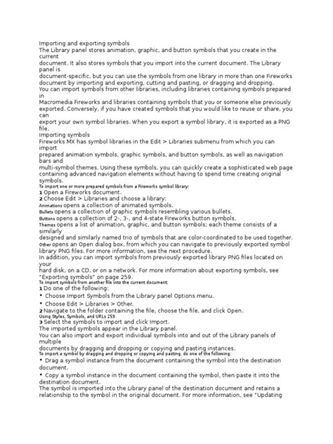 pdf importing and exporting symbols dokumen tips