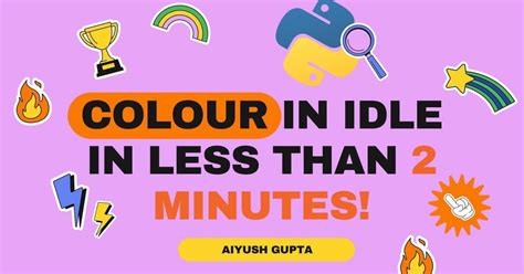 Printing Colour In Idle In Less Than 2 Minutes Rcoding