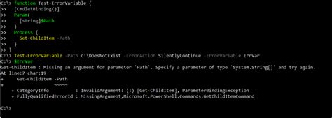 Powershell Using Errorvariable And Warningvariable Stuart Moore
