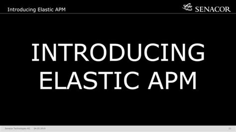 Application Performance Monitoring With Elastic Apm And The Elk Stack Pptx Cloud Computing