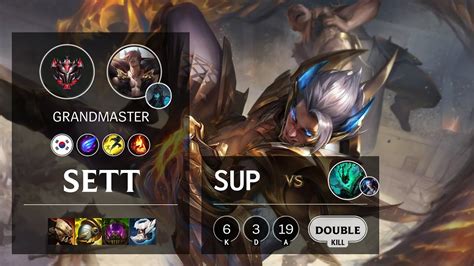 Sett Support Vs Thresh Kr Grandmaster Patch 116 Youtube