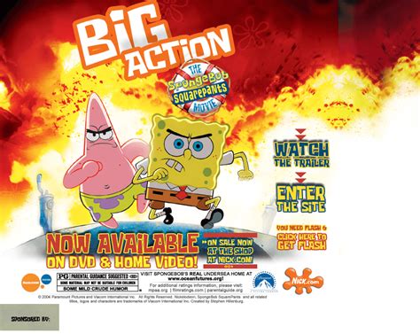 The Spongebob Squarepants Movie In Web Design Museum
