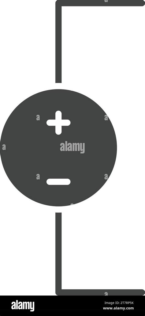 Dc Voltage Source Icon Vector Image Stock Vector Image And Art Alamy