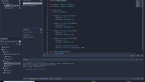 Directional Movement Beginner Issue Rgodot