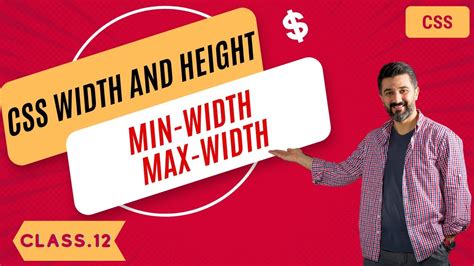 css width and height css min width and max width tutorial in hindi
