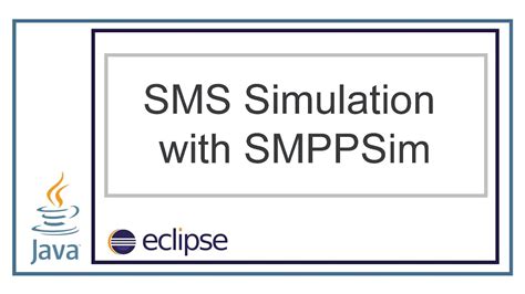 Sms Tutorial 01 Sms Simulation Smsc Smppsim Free Simple Tutorial Youtube