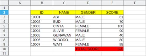 LibreOffice Calc Basics I SUM COUNT AVERAGE