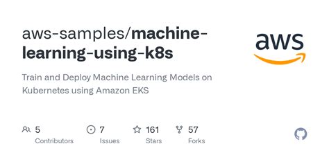 github aws samples machine learning using k8s train and deploy