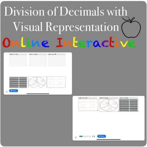 Division Of Decimals With Visual Representation Interactive By J Rico