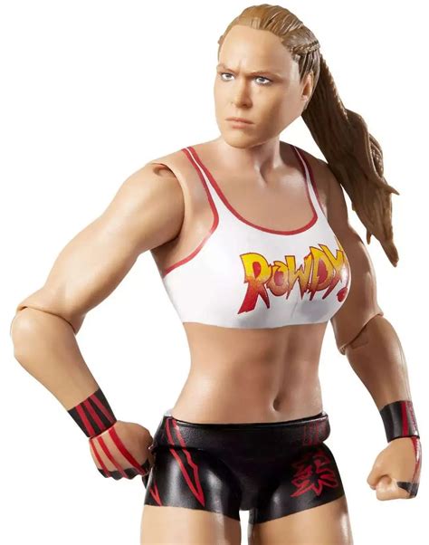 Wwe Wrestling Series 105 Ronda Rousey 6 Action Figure White Top Mattel