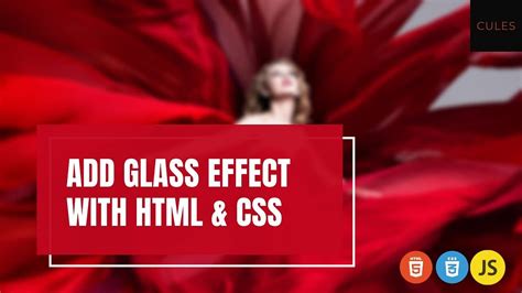 add a glass effect with html and css by anjan shomodder level up coding
