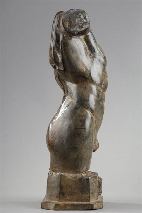 Bronze Bust Of A Naked Man By Pierre Chenet For Sale At 1stdibs