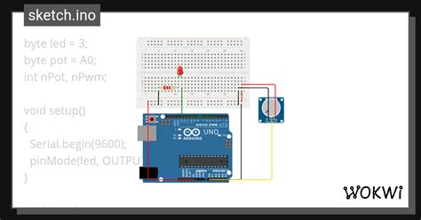 Potensio Basic Wokwi Esp32 Stm32 Arduino Simulator