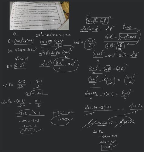 Form A Quadratic Equation Whose Roots Are The Numbers 10−72 1 And 10 62