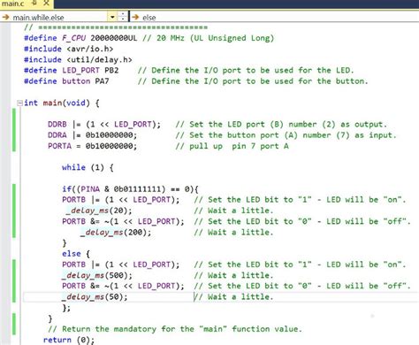 Avr Code For Led Blinking Exclusive