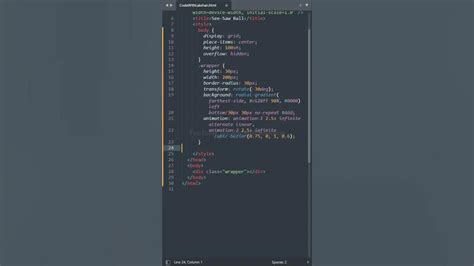 See Saw Ball Animation Html Css