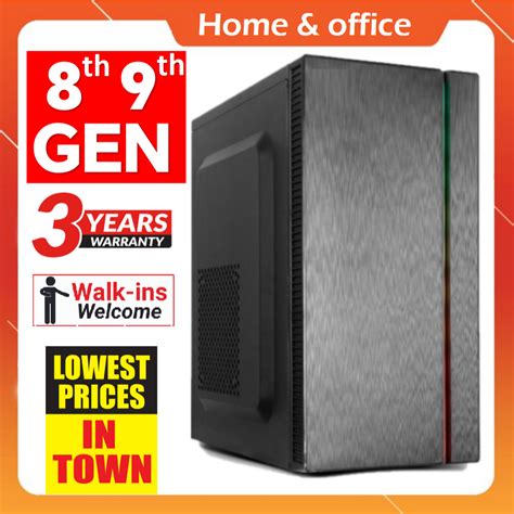 8th 9th Gen Intel DESKTOP PCDesktop Pc Office Desktop Computer CPU 3 Year Warranty