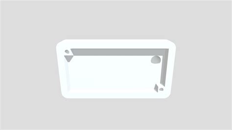 Rectangle With Sweep And Holes Download Free 3d Model By Whv 3dp