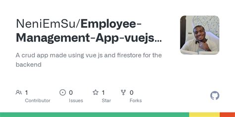 Github Neniemsu Employee Management App Vuejs And Firestore A Crud App Made Using Vue Js And