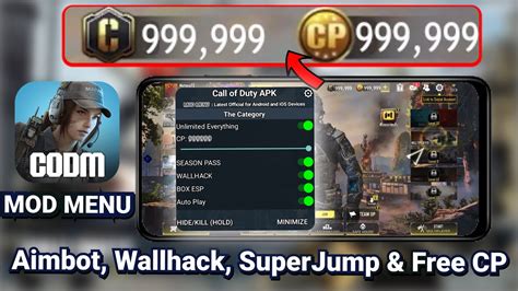 Cod Mobile Mod Menu V2025 Aimbot Wallhack Superjump And Free Cp Ios Android Youtube