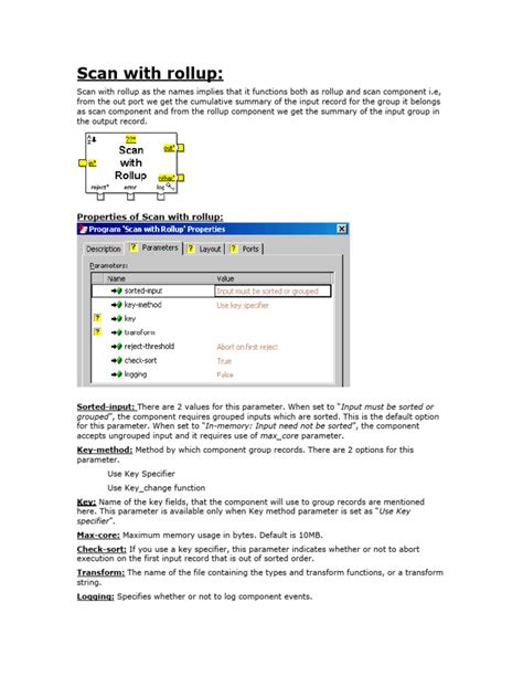 Scan With Rollup Pdf Parameter Computer Programming Computer