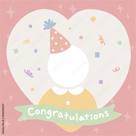 생일 축하 카드 일러스트 이미지 Stock Vector Adobe Stock