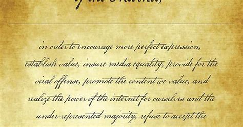 Declaration Of In Ternet Dependence Imgur