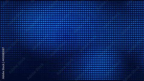 Dot Blue Pattern Screen Led Light Gradient Texture Background Abstract Technology Big Data
