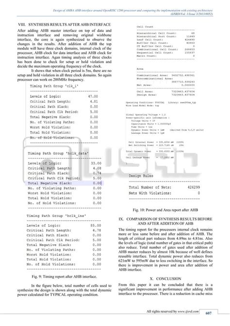 Design Of Amba Ahb Interface Around Openrisc 1200 Processor And Comparing The Implementation