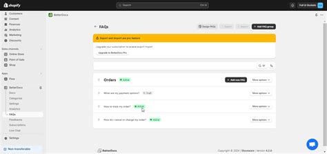 How To Configure FAQ Builder In BetterDocs For Shopify BetterDocs