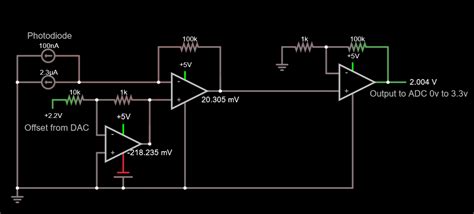 Op Amp Photodiode Circuit