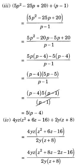 Ncert Solutions For Class 8 Maths Chapter 14 Factorisation Ex 14 3 Learn Cbse