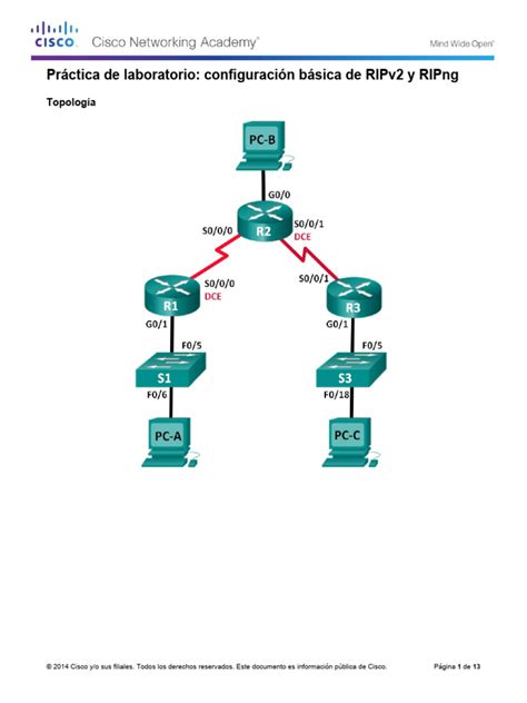 Practica De Fundamento De Redes Pdf
