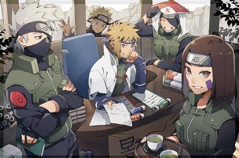Minato Namikaze Kakashi Hatake Naruto Uzumaki Sasuke Uchiha Kushina
