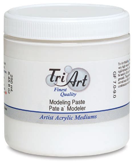 Tri Art Finest Modeling Paste Blick Art Materials