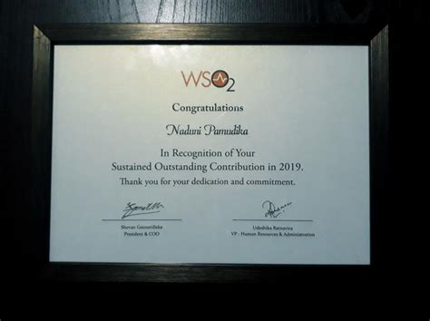 Naduni Pamudika On Linkedin Wso2 Awardsnight 2019goals 18 Comments