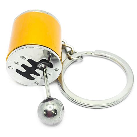 Брелок для ключей для автомобиля Коробка перключения передач авто КПП Кулиса Вилка Золото фото