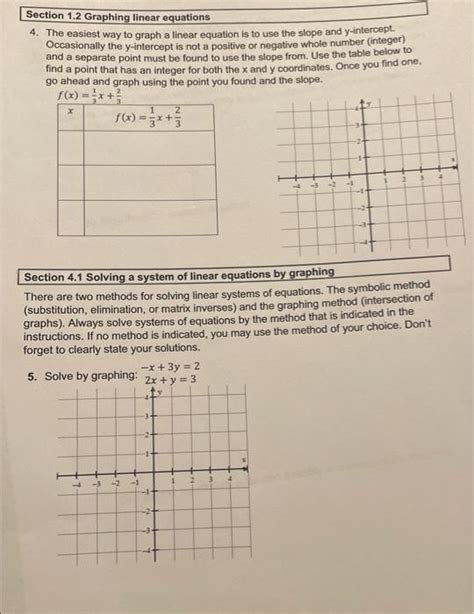 Solved The Easiest Way To Graph A Linear Equation Is To Chegg Com