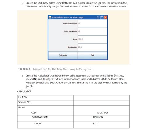 Solved 1 Create The GUI Show Below Using Netbeans GUI Chegg Com