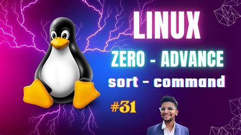 Sort Command Linux Zero To Advance Linux Video Series 31 Linux Opensource Devops