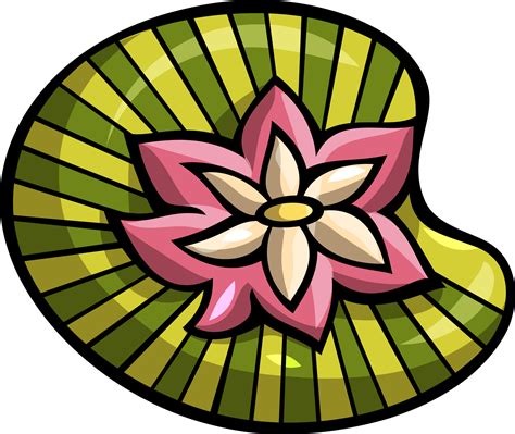 Water Lily Cartoon Funny Illustration 38453096 Png