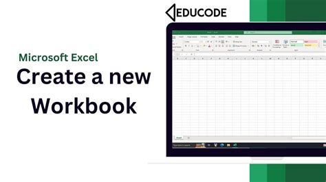Create A New Workbook Excel Tutorial For Beginner Excel Training