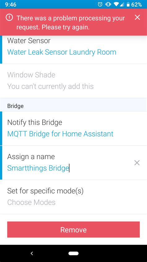 Hassio Mosquitto Broker And SmartThingsBridge Third Party Integrations Home Assistant