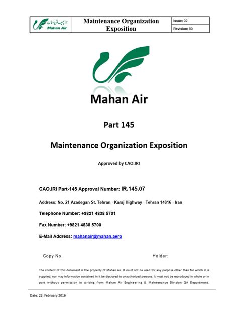 Moe Issue 02 Rev 00 Feb 2016 Pdf Flight Recorder Safety