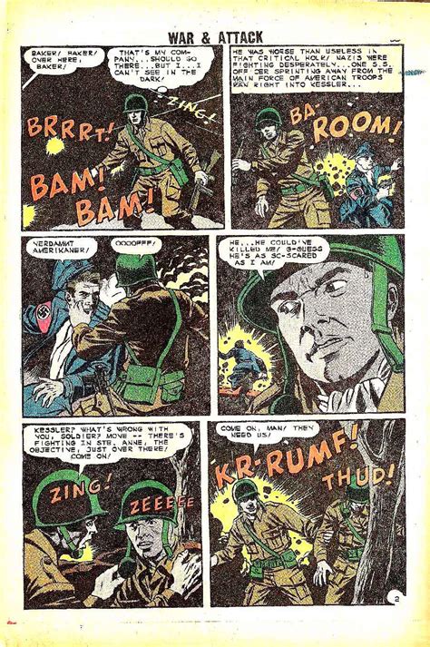 War And Attack 1 Wally Wood Art 1st Issue Pencil Ink
