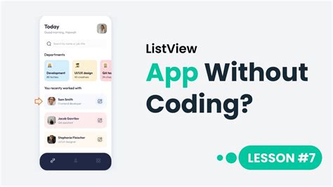 7 How To Make App Without Coding About List View Youtube
