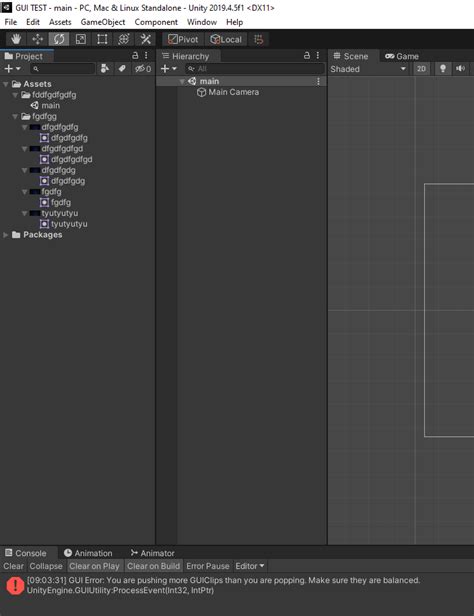 Gui Error When Renaming File Unity Engine Unity Discussions